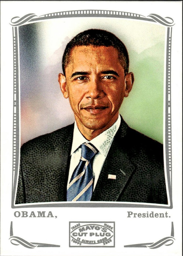 2009 Topps Mayo - Barack Obama #205 Silver for sale online | eBay