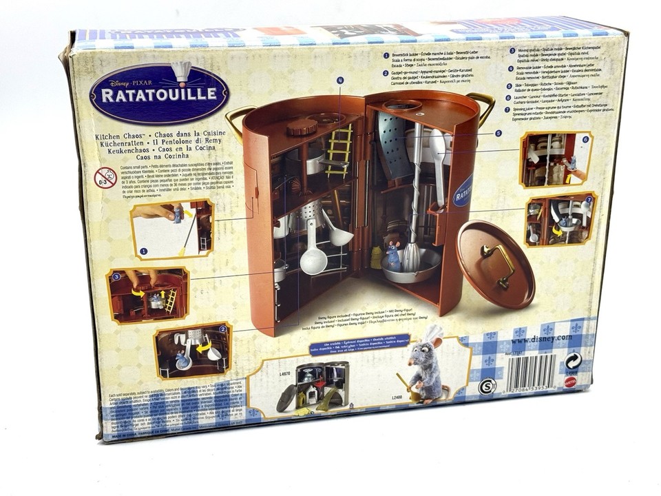 Ratatouille Kitchen Chaos Toy Play Set Disney And Pixar New In Box ...