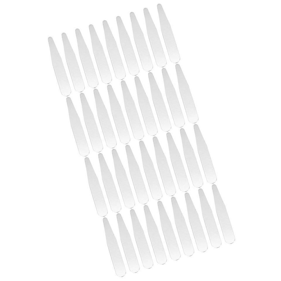 36 Pcs Metal Collar Stays For Mens Shirts Stainless Steel Collar Bone ...