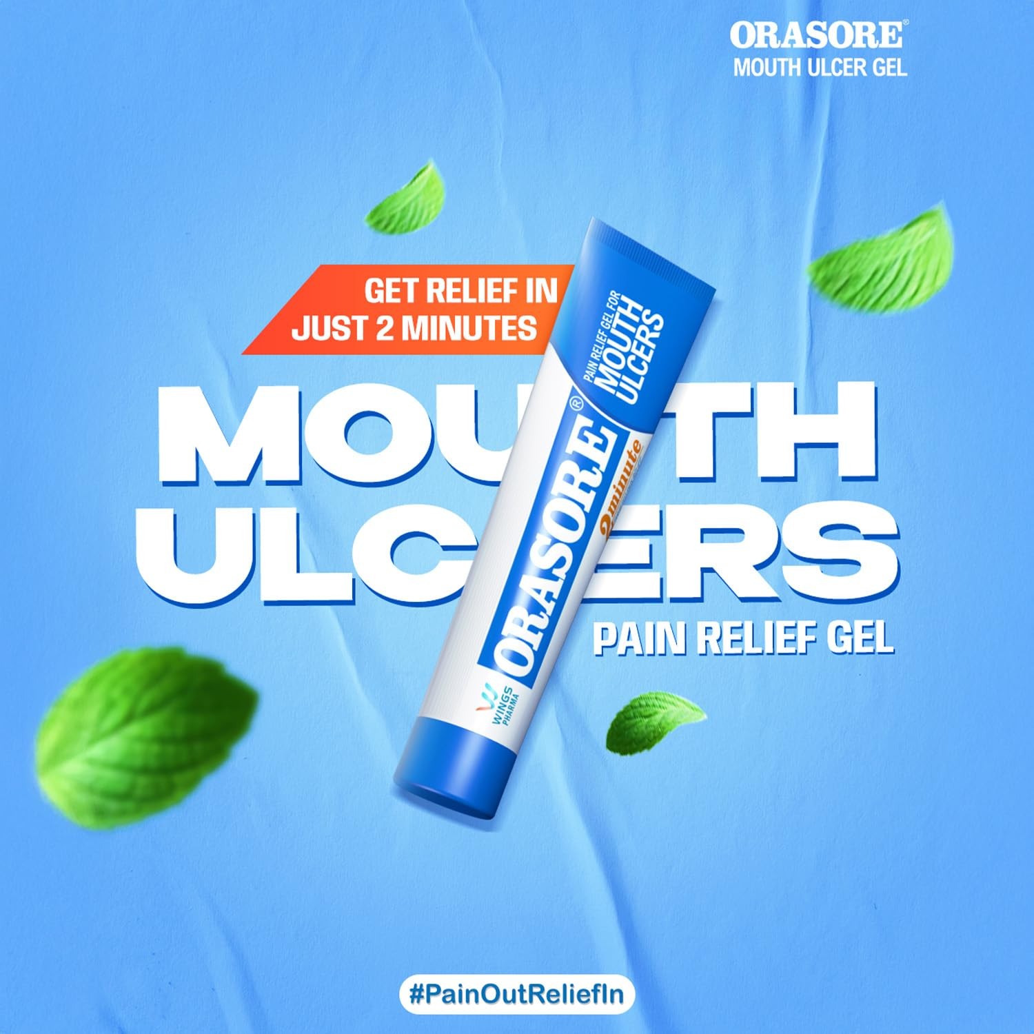 4 X Orasore Mouth Cream Gel For Mouth Ulcer and Sore Throat irritation ...