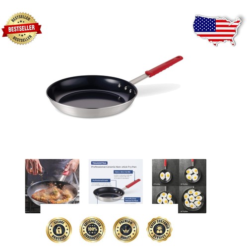 Professional 12-Inch Non-Stick Ceramic Frying Pan - Heavy Gauge for ...