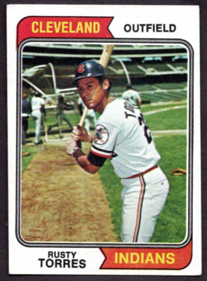 1974 topps baseball # 499 Rusty Torres Cleveland Indians VG-EX | eBay