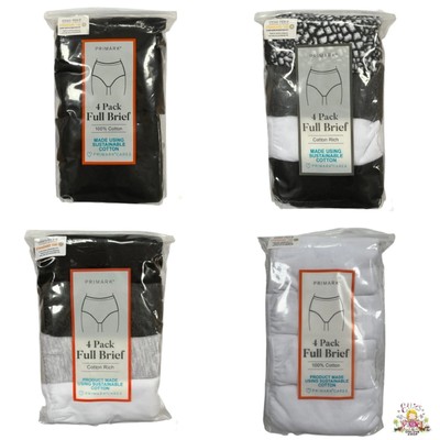 Full Briefs Knickers Underwear Primark Ladies Womens Multipack Cotton ...