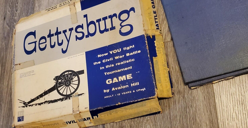 Vintage 1959 Avalon Hill Gettysburg Civil War Battle Board Game in ...