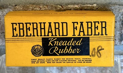 Vintage/Antique 10 Eberhard Faber Kneaded Rubber Soft Pencil Erasers ...