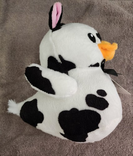 Way To Celebrate 7” Cow Print Rubber Ducky Duck Plush NWT 2024 Easter ...