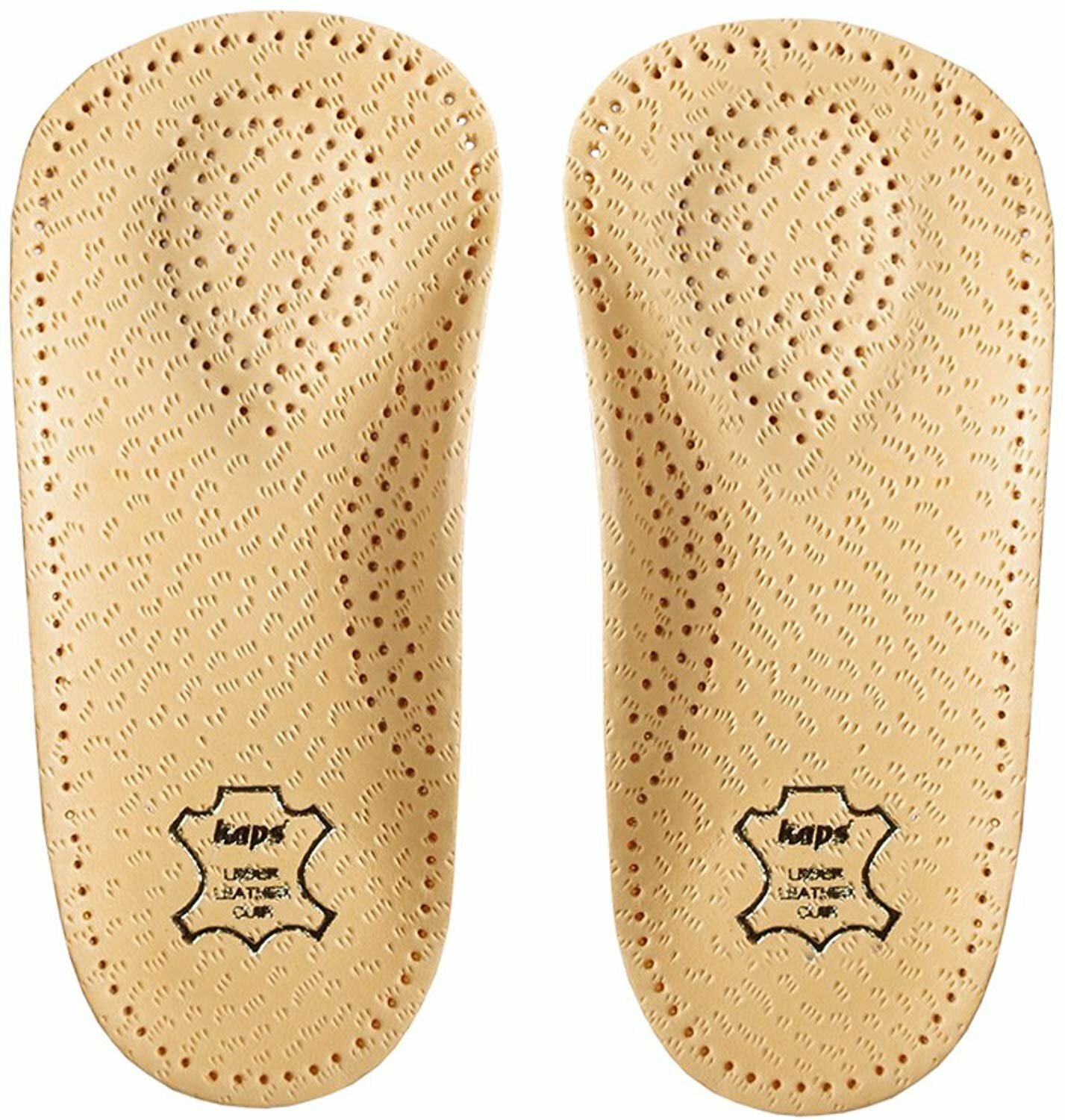 Orthotic Leather Insoles with Longitudinal and Transverse Arch Support ...