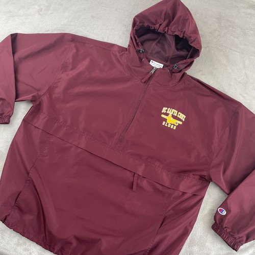 UC Santa Cruz Banana Slugs Jacket Men 2XL Champion Windbreaker Anorak ...