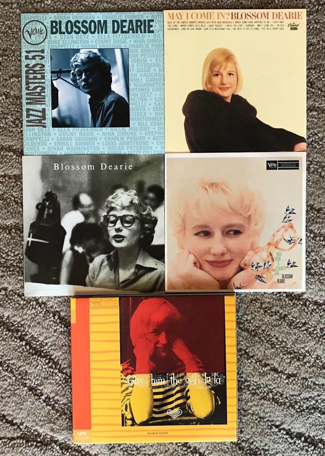 Blossom Dearie LOT of 5 Music CDs May I Come In? Summertime Give Him ...