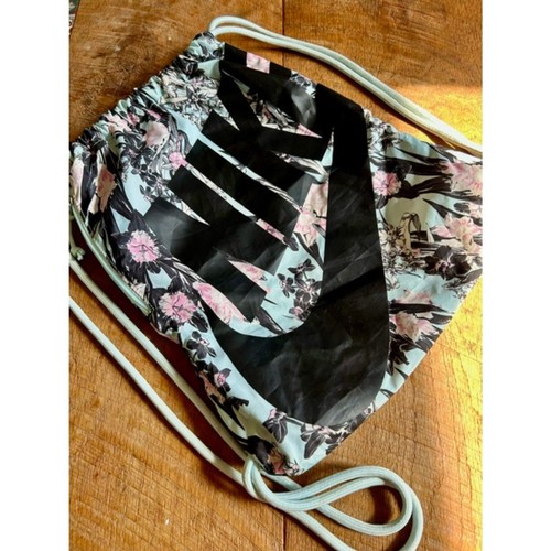 Nike Drawstring Backpack -Pink/ blue floral | eBay