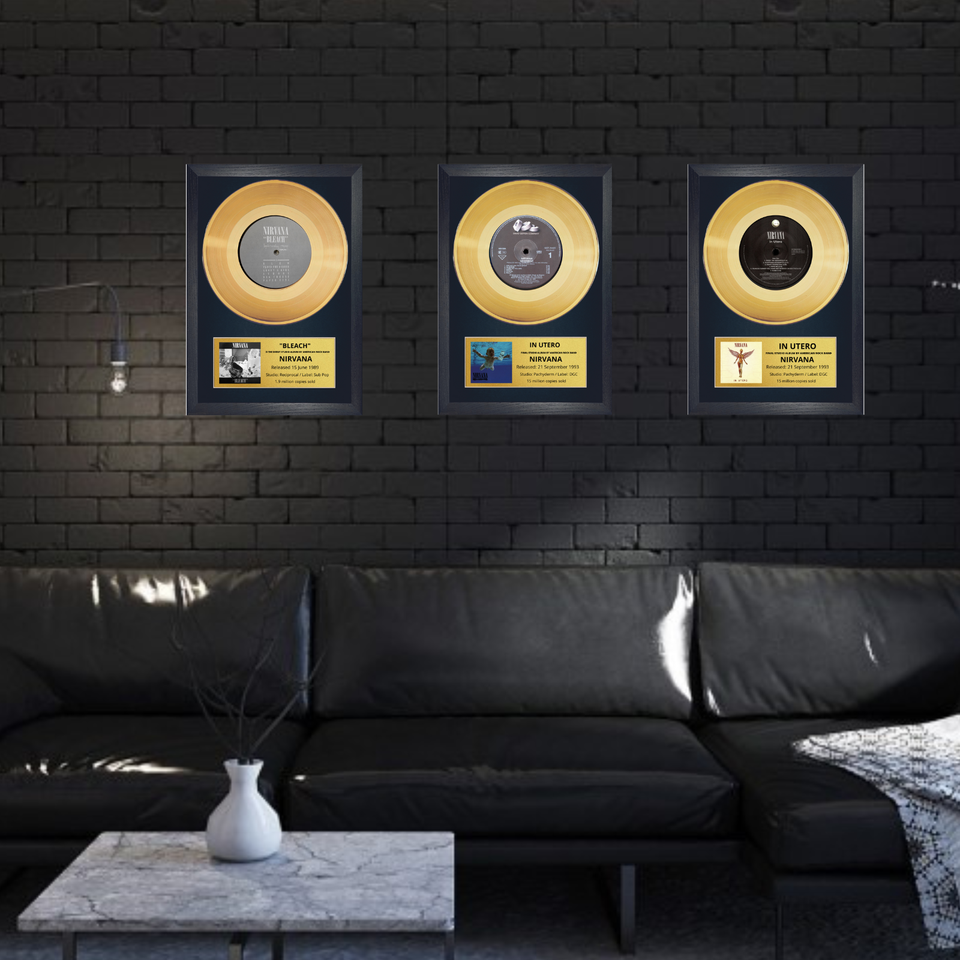 All Studio Album / NIRVANA / Kurt Cobain / Bleach Nevermind In Utero ...