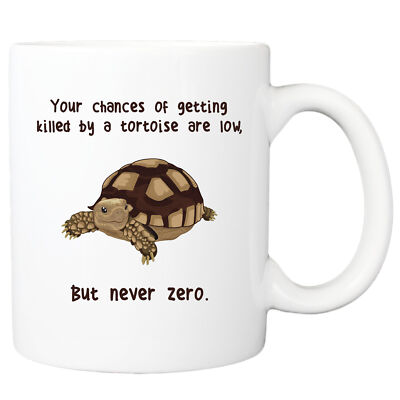 Tortoise Coffee Mug, Cute Reptile Lover Gift, Funny Pet Turtle Mug ...