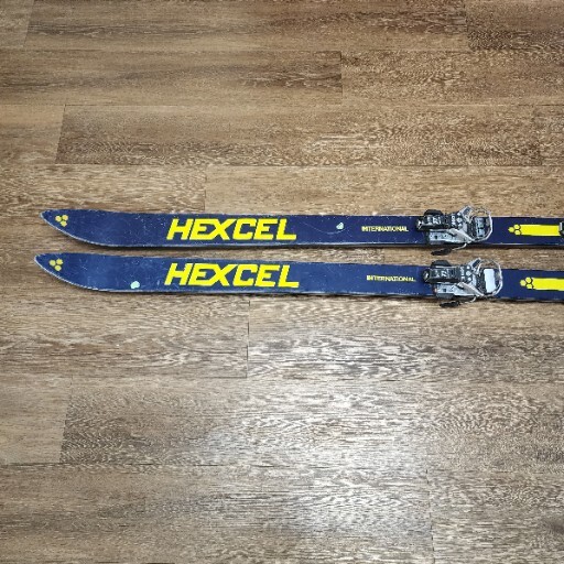VTG 1978 Hexcel International Skis 182cm Blue Lock Bindings Made In USA ...