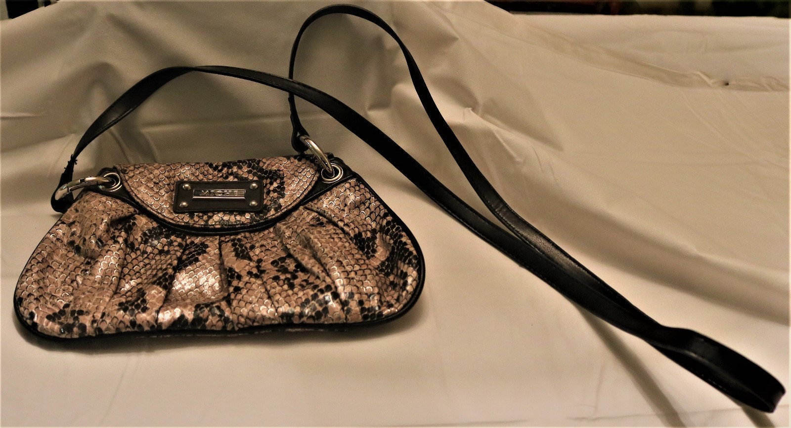 Miche Crossbody Hip Bag Stella Snake Animal Print Strap Carabiners NWT ...