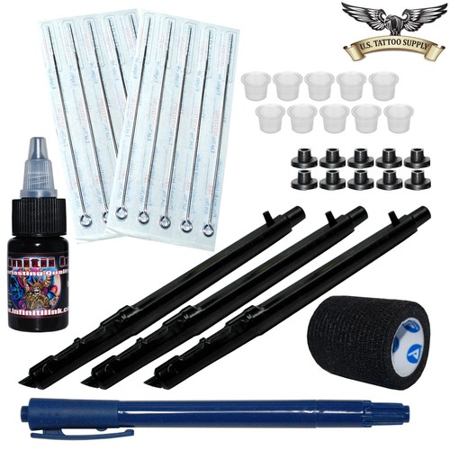 Stick and Poke, Hand Poke Tattoo Needle Kit | eBay