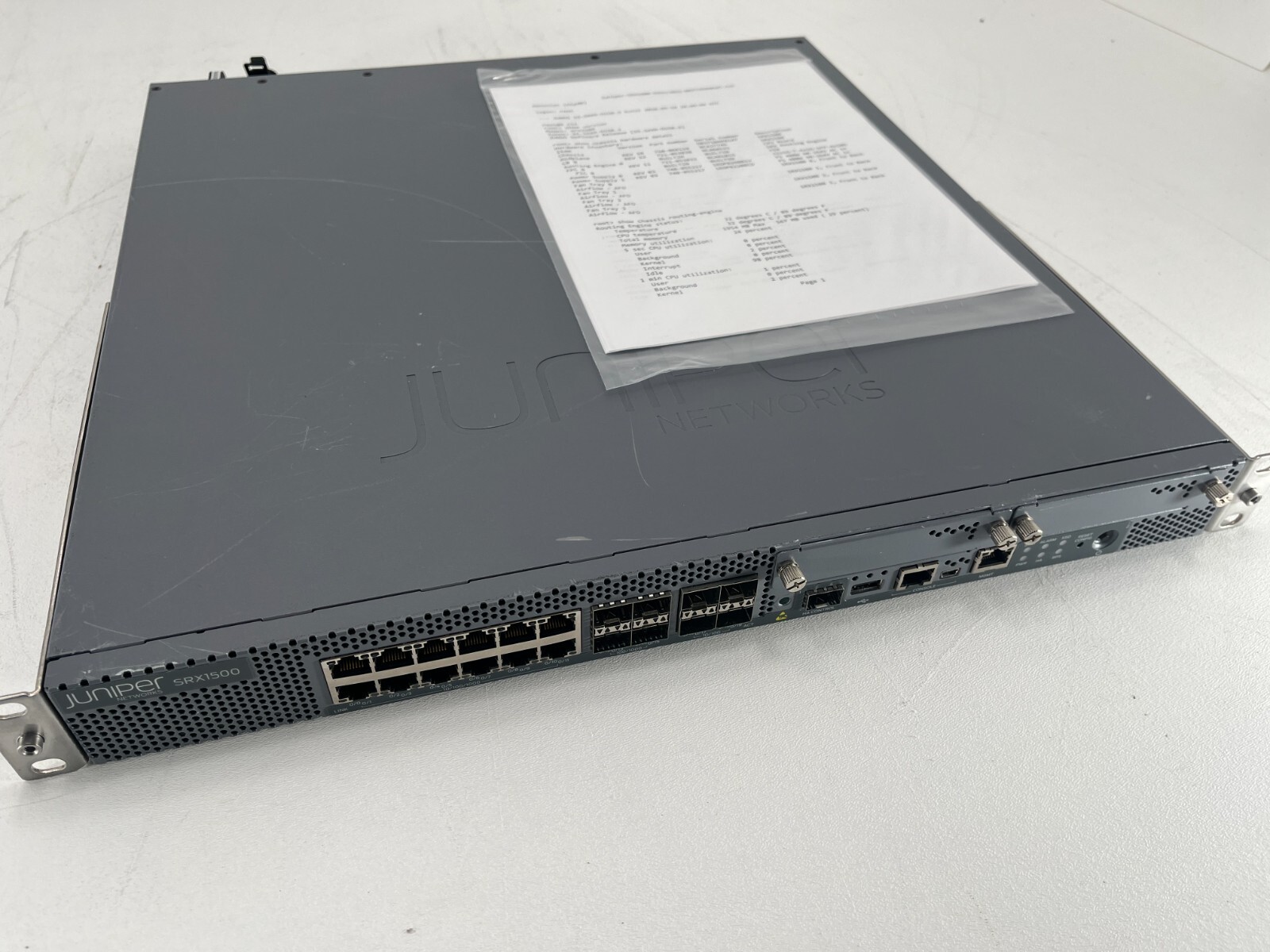 Juniper SRX1500 Services Gateway SRX1500-AC 2x AC 1Y Warranty Free Ship ...