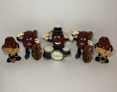 1980’s California Raisins 2.5”-3” Musical Drummer Violin Vintage ...