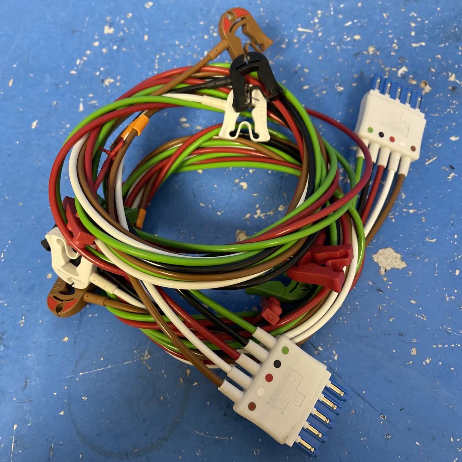 Philips M1968A Lead Set 5 Leads Clip Limb | eBay