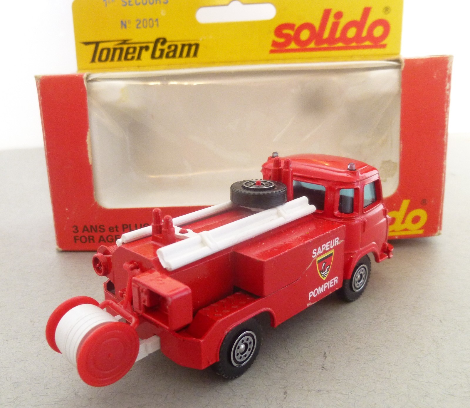 Solido Saviem Fire Truck 'Sapeur Pompier' - French Fire Engine Diecast ...