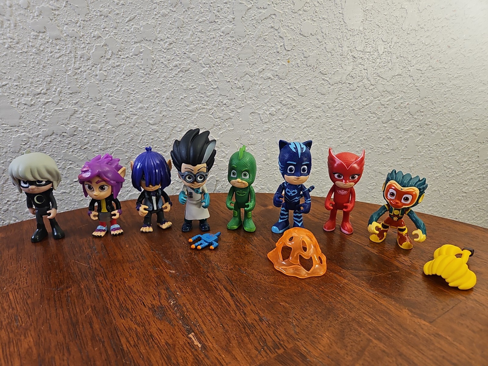 PJ Masks 8 figure Wolfy Rip Kevin Luna Girl monki-gu Romeo Owlette ...
