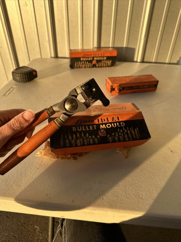 Lyman ideal bullet mould Lot Vintage Shot Making Ammunition Rifle ...