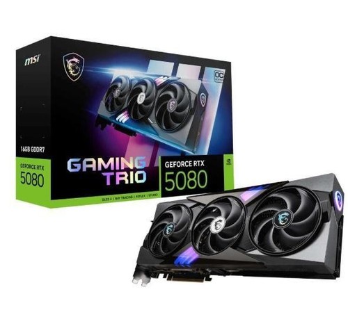 MSI GeForce RTX 5080 Gaming Trio 16GB GDDR7 Graphics Card Used | eBay