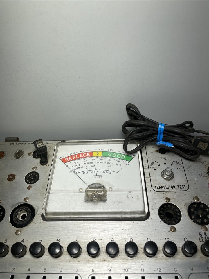 Eico Model 667 Tube Tester w/2 Manuals Tested 667-01 Scroll | eBay