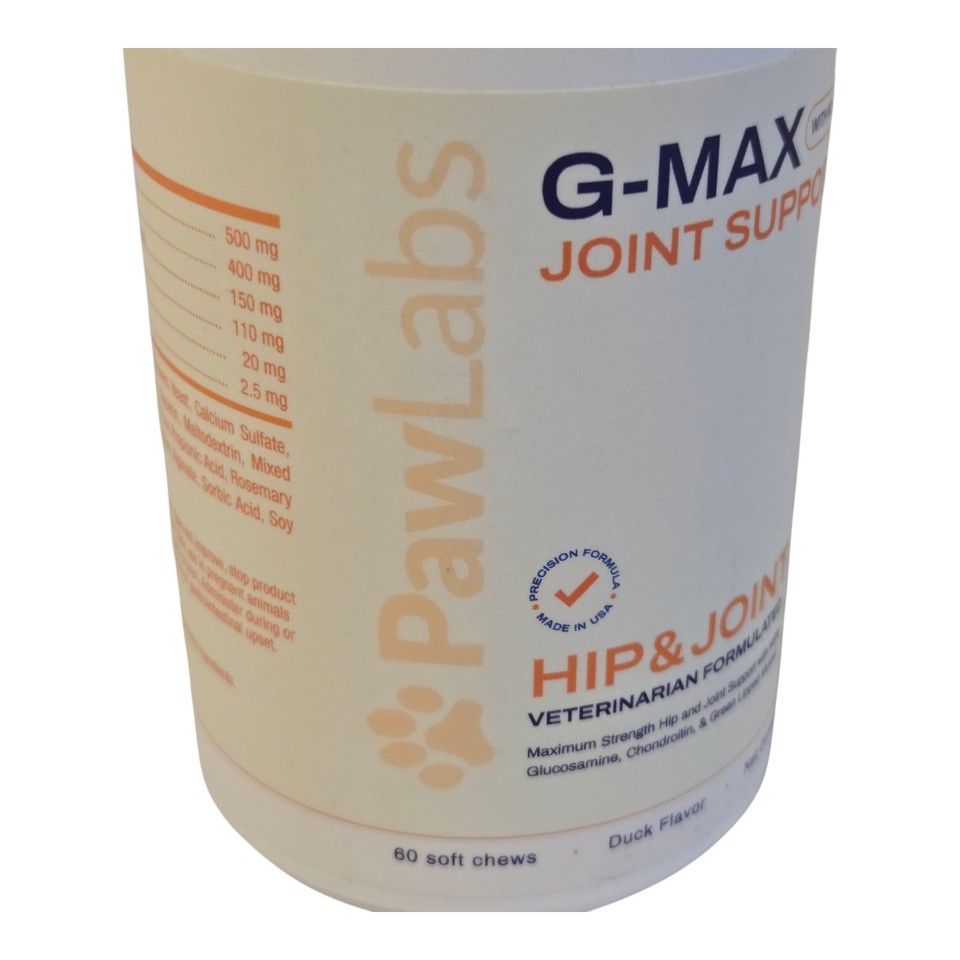 G-Max Joint Support for Dogs - Maximum Strength Hip & Joint Supplement ...