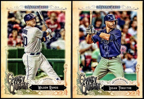 2017 Topps Gypsy Queen Tampa Bay Rays (2) Card Lot - ADD SOME MAGIC TO ...