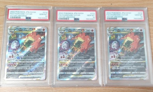 Pokemon Card Game Psa10 Charizard 3-Card Set, Consecutive Number | eBay