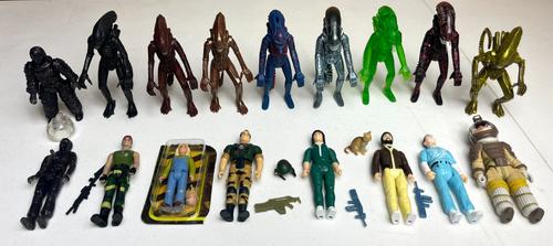 SUPER7 Reaction ALIEN Aliens figure lot xenomorph ripley dallas ash ...