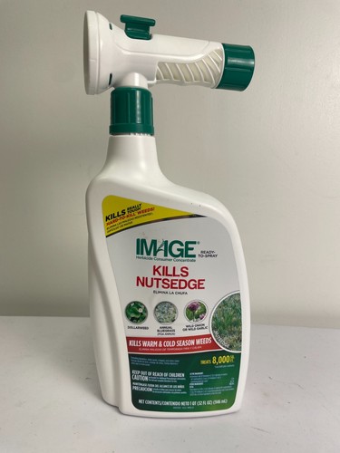 Image KILLS NUTSEDGE Herbicide Lawn Weeds Imazaquin Covers 8000 sq ft ...
