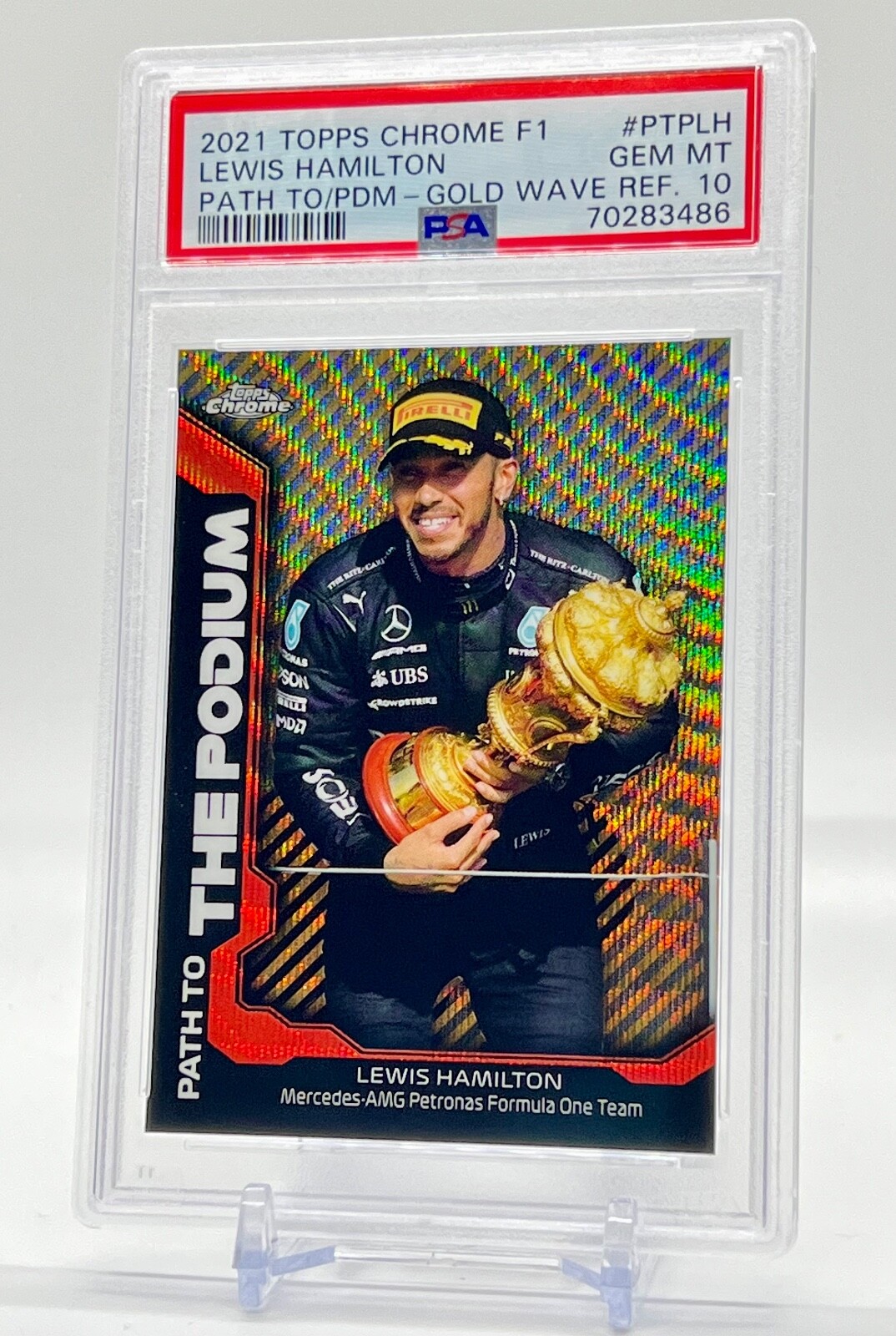 2021 Topps Chrome Formula 1 - Path to the Podium Lewis Hamilton #PTP-LH ...