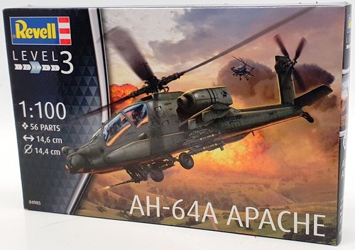 Revell 1/100 Scale Model Aircraft Kit 04985 - AH-64 Apache | eBay Australia