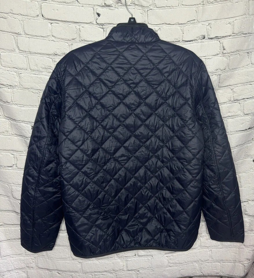 Barbour Men’s Tobble quilted Country Jacket Navy Blue Size Medium NWT ...
