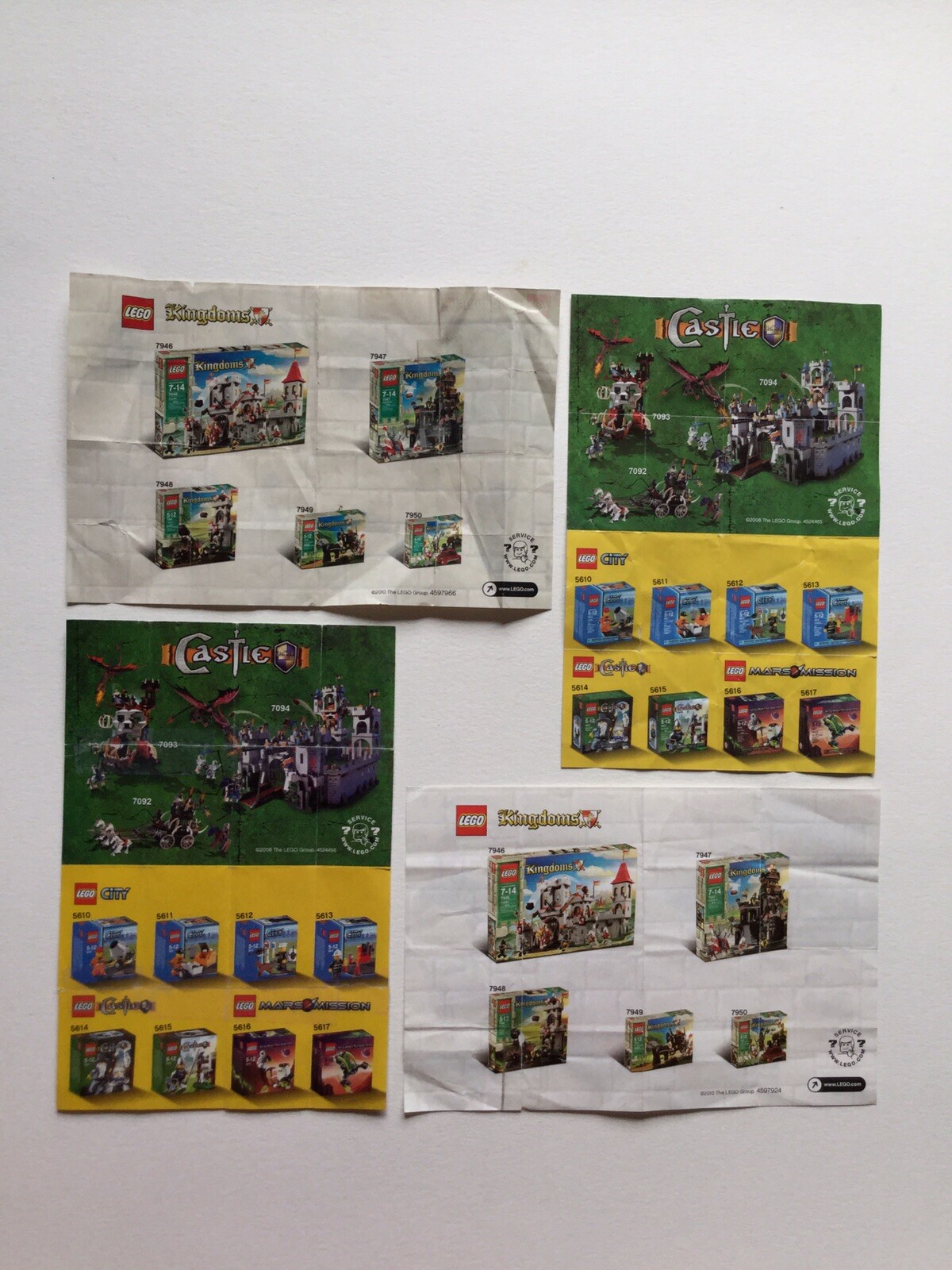 Lego Castle Good Wizard 5614 Knight 5615 Kingdoms Wizard 7955 Court ...