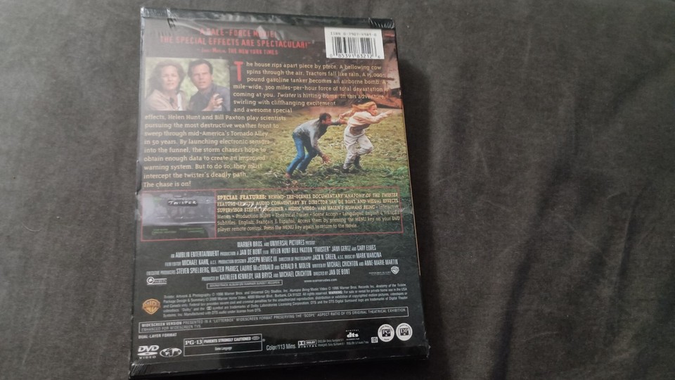 TWISTER (DVD Widescreen) BRAND NEW / Sealed Snap Case Warner Brothers ...