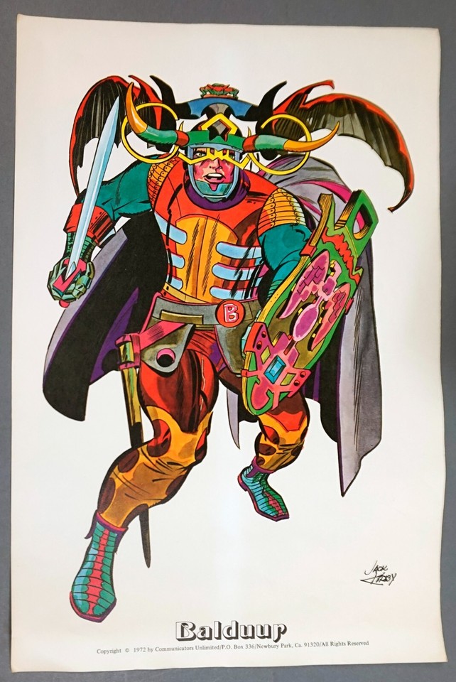 Jack Kirby's Gods Full Color Art Prints/Envelope-Set-Signed-1972-JKNB ...