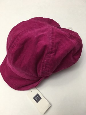 NWT GAP KIDS GAPKIDS GIRLS CORDUROY PAGEBOY CAP S/M SMALL - MEDIUM HAT ...