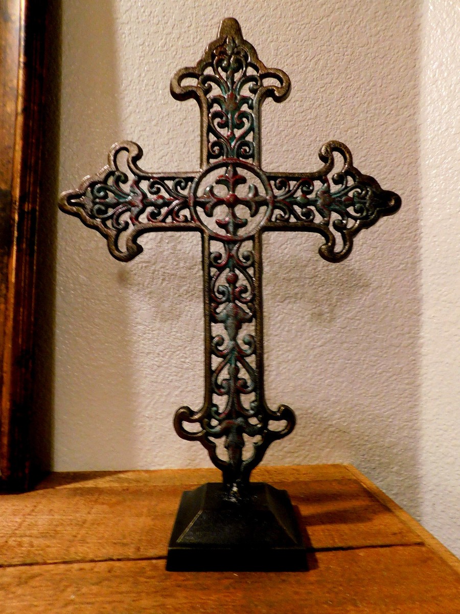 Ornamental Iron Crosses Wrought Iron Cross Hi Res Stock Photography