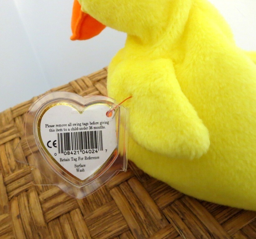 Ty 3rd / 1st Gen Very Rare UK CE Version Quackers with Wings & Perfect ...