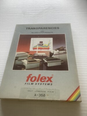 Transparency Film Clear 8.5x11 100 Sheets flexible Overhead Projector ...