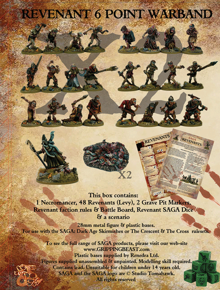 SAGA REV01 Revenants (Limited Edition Box Set) Revenant 6 Point Warband ...