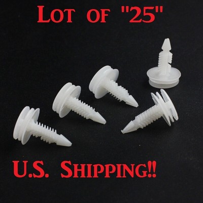 GM DOOR AND TRIM PANEL RETAINER CLIPS Fits 1/4" HOLE - 13/16" Long ...