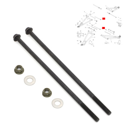 Front Control A-Arm Bolt Nut Washer 7547333 For Polaris RZR 570 800 900 ...