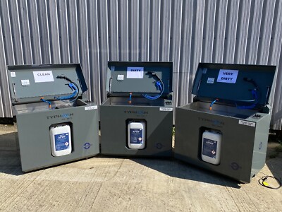 Safe Solvents TYPHOON 650 Premium Manual Parts Wash Tank/Washer Cabinet ...