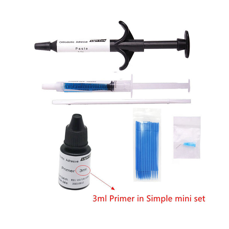 1kit Dental Orthodontic Bonding Light Cure Adhesive Curing Primer Kit ...