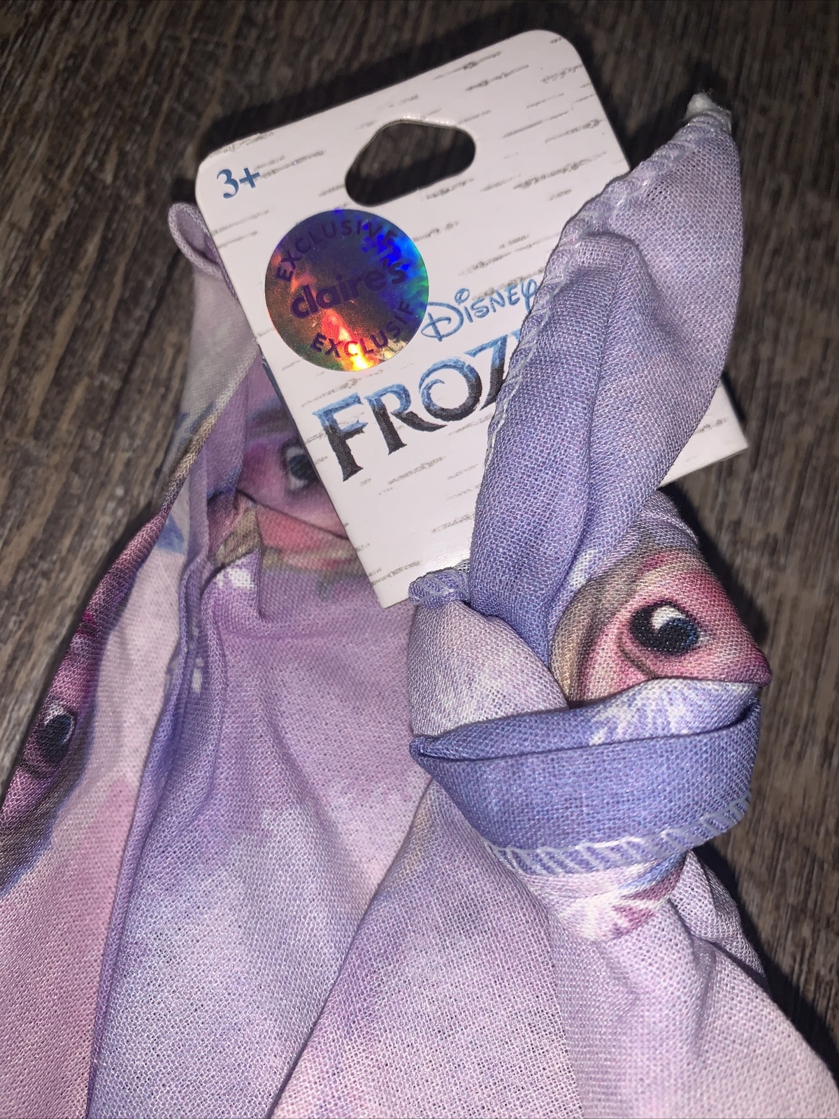 Claire’s ex Disney frozen 2 elsa Bandana headband hair tie Head wrap ...