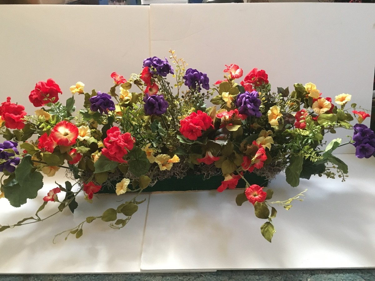 Window Box Artificial Flower Arrangements | Best Flower Site
