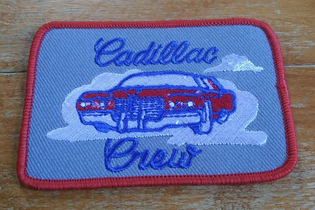Vintage Cadillac Crew Patch OLD SCHOOL LOW RIDER HOT ROD Patch Sew On ...